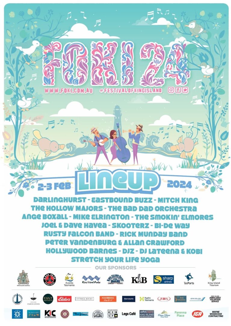 Festival of King Island 2026 Lineup & Past Festivals